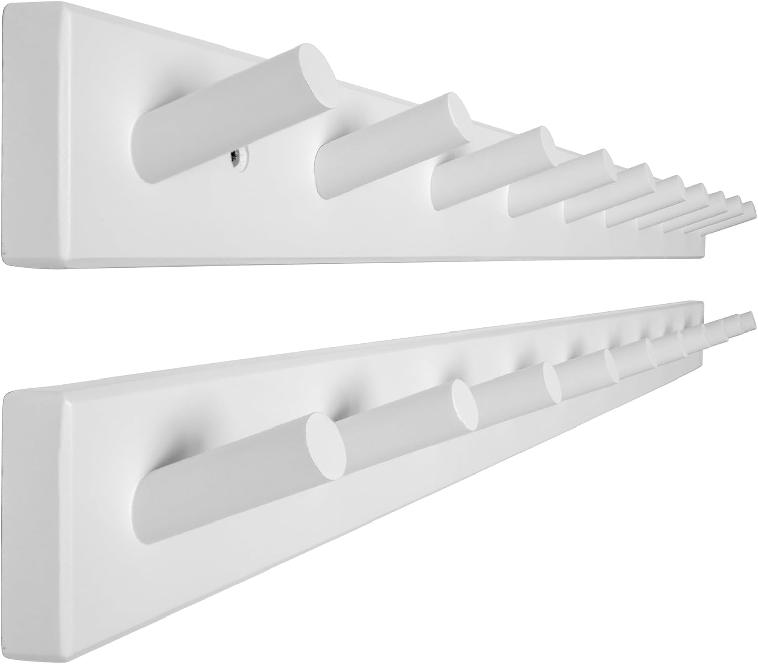 Coat Rack Wall Mounted,10 Hooks,38" Long Coat Hanger Wall Mount,Peg ...