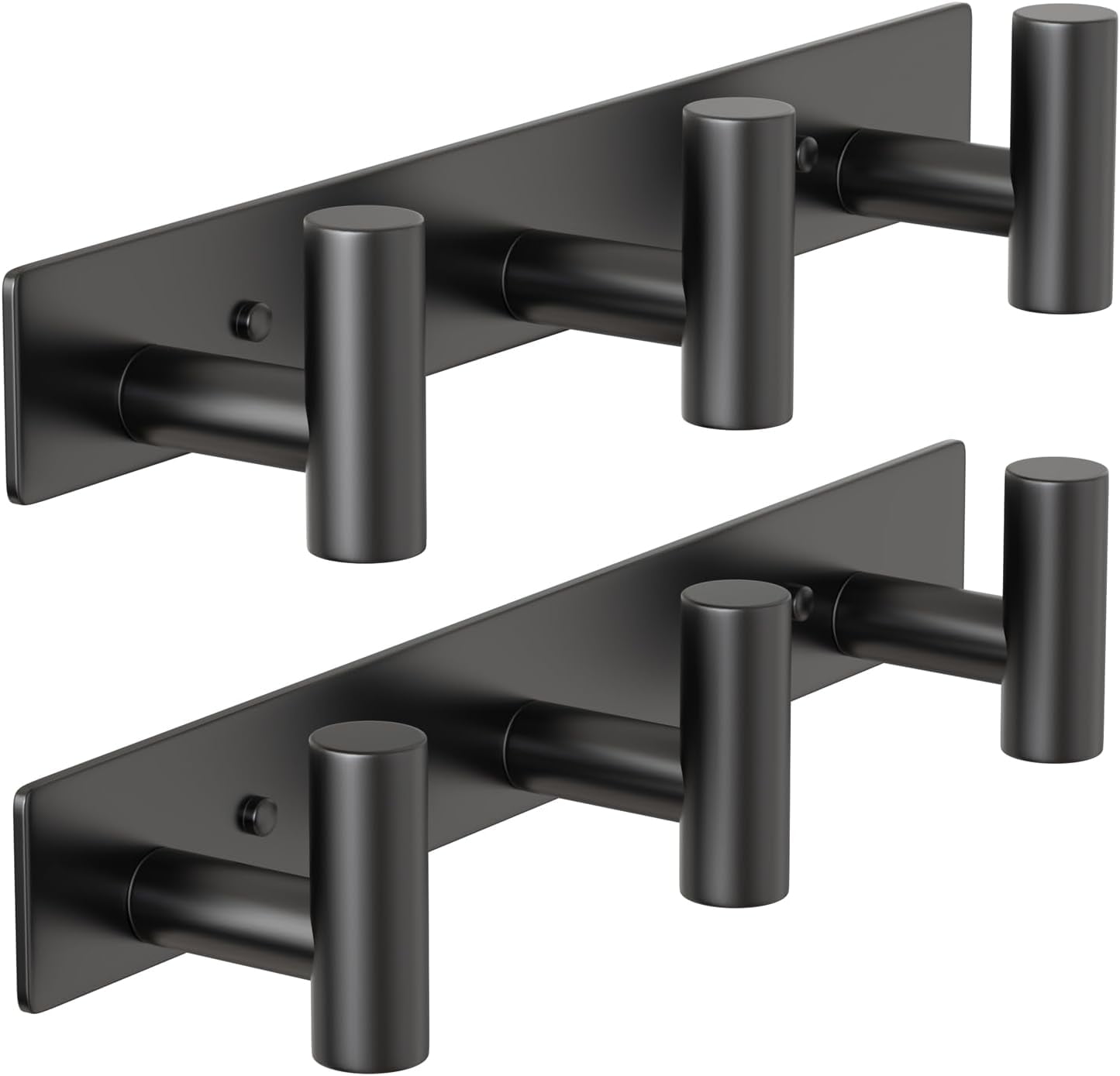 Coat Rack Wall Mounted, 3 "T Shaped Wall Hooks for Hanging, Heavy Duty ...