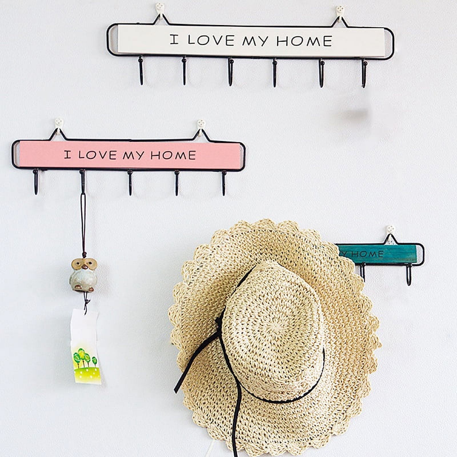 Coat Rack Wall Mounted,5 Coat Hooks for Hanging Coats,Wall Coat Rack ...