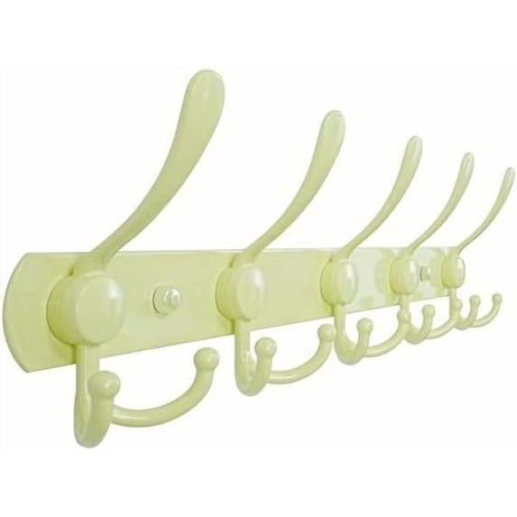 Coat Rack Wall Mounted - 5 Tri Hooks, Heavy Duty, Stainless Steel ...