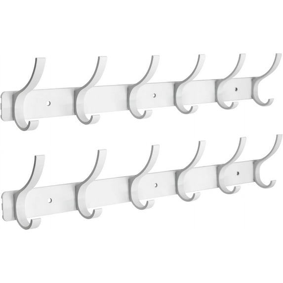 Coat Rack Wall Mounted,6 Coat Hooks for Hanging Coats,Heavy Duty Metal ...