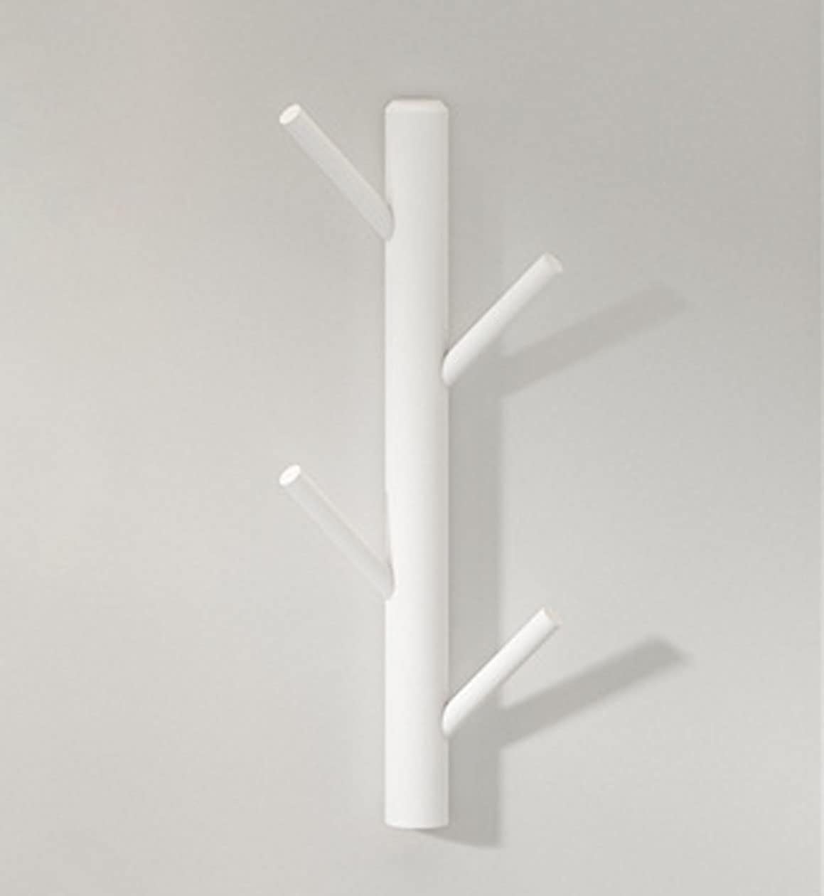 Coat Rack Wall Mounted, Vertical Hat Rack Holder Hanger with 4 Hooks ...