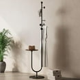Coat Rack with 6 Hooks, Metal Coat Rack Freestanding with Storage Tray ...