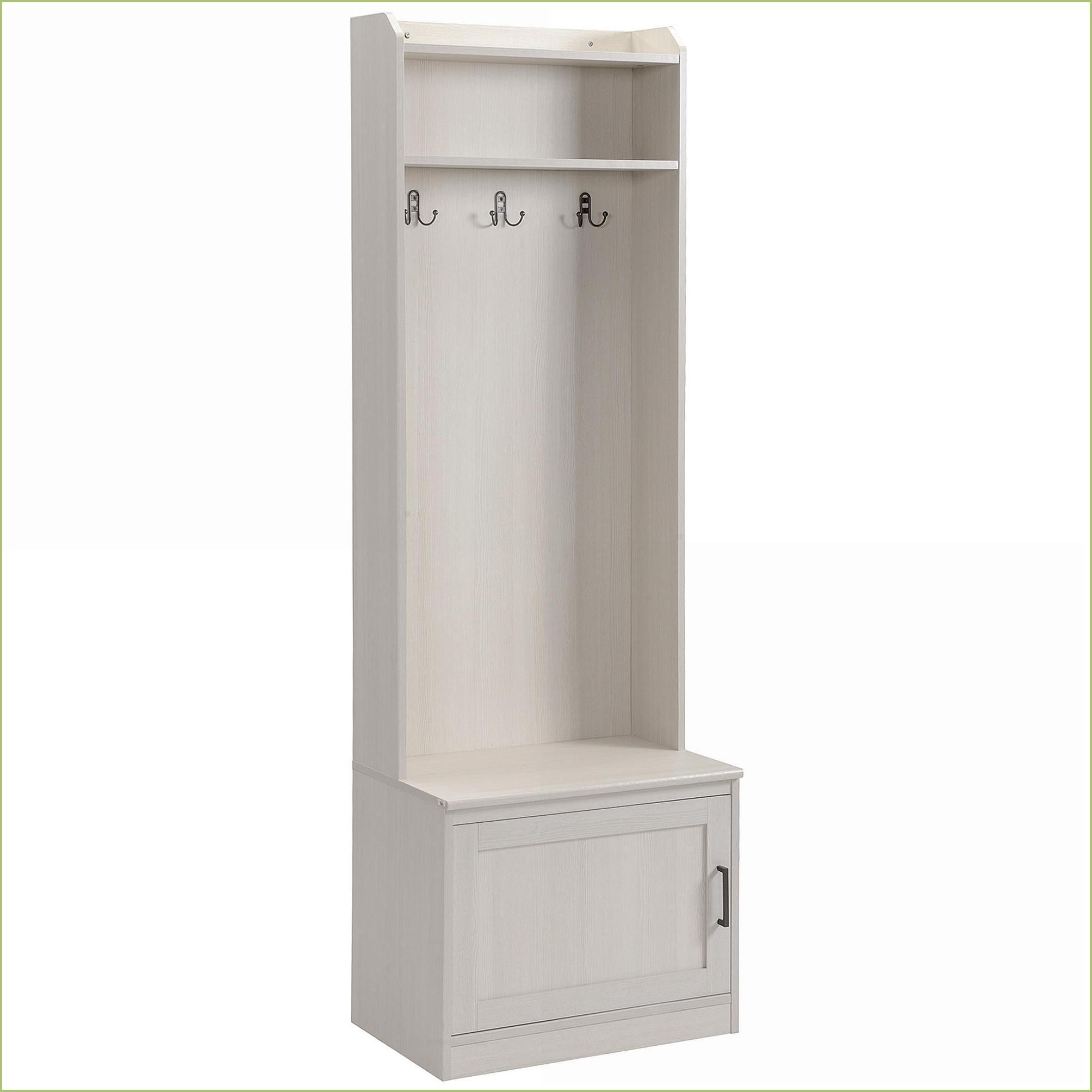 Coat Racks with Storage Bench, HOMCOM Rustic Entryway Hall Tree with ...