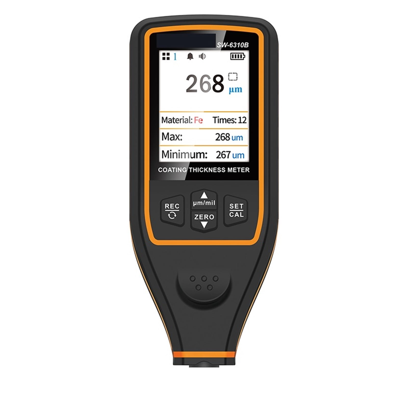 Coat Thickness Gauge SW-6310B FE/NFE 0.1um/0-1700 Coating Thickness ...