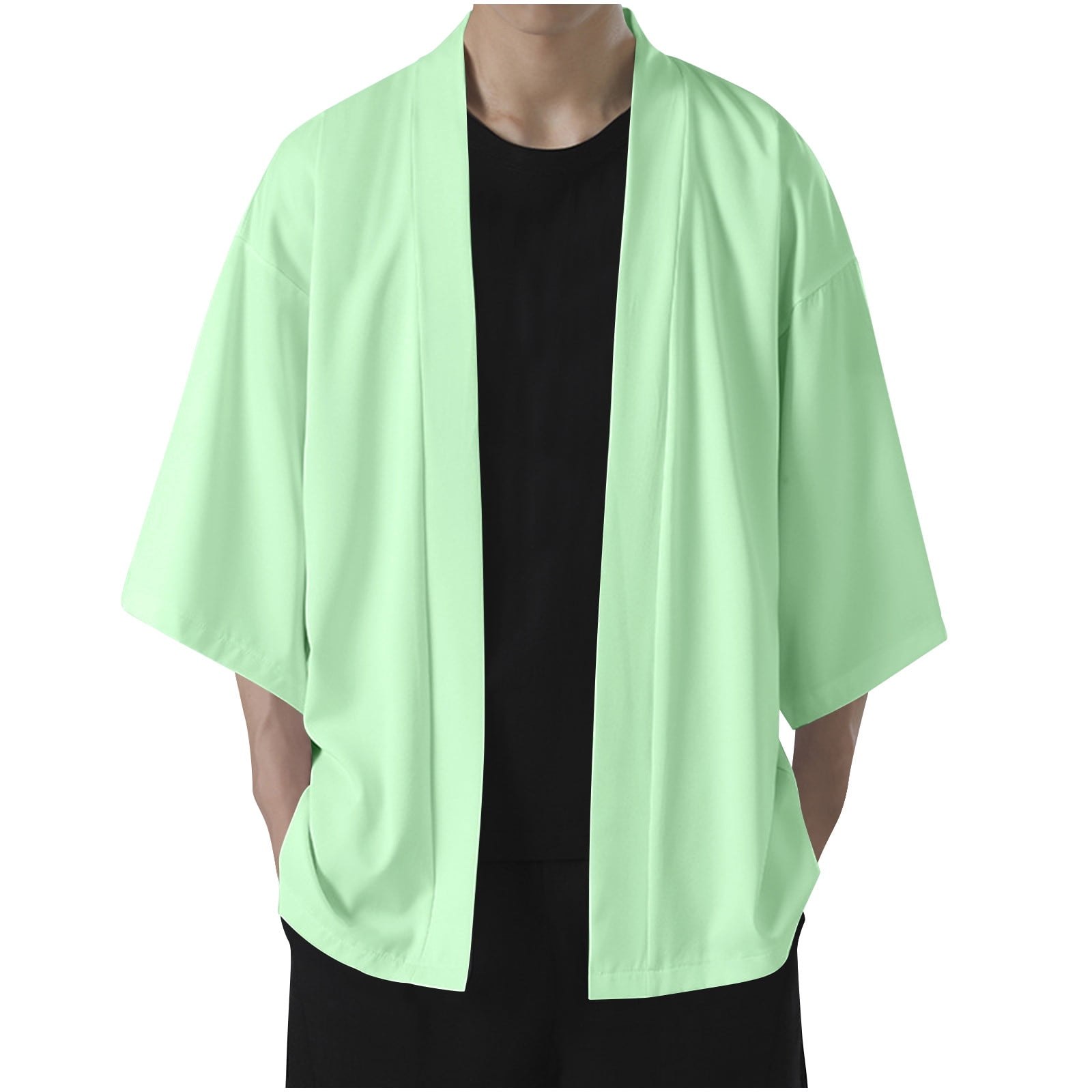 Coat for Men,Cloak for Men,Men's Summer Thin Ice Silk Sunscreen ...