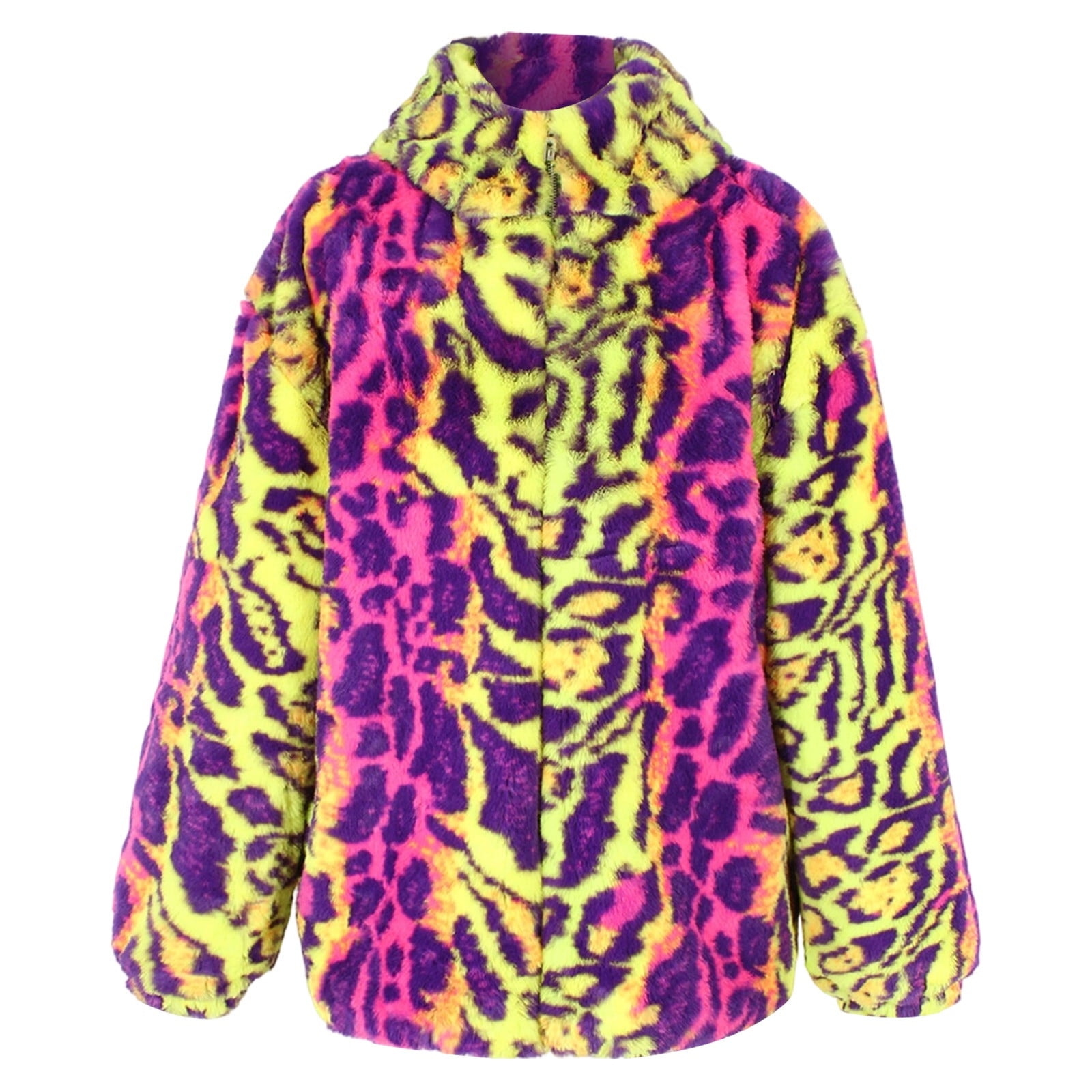 Coat for man Men's Fashion Jacket Winter Warm Thick Coat Animal Print ...