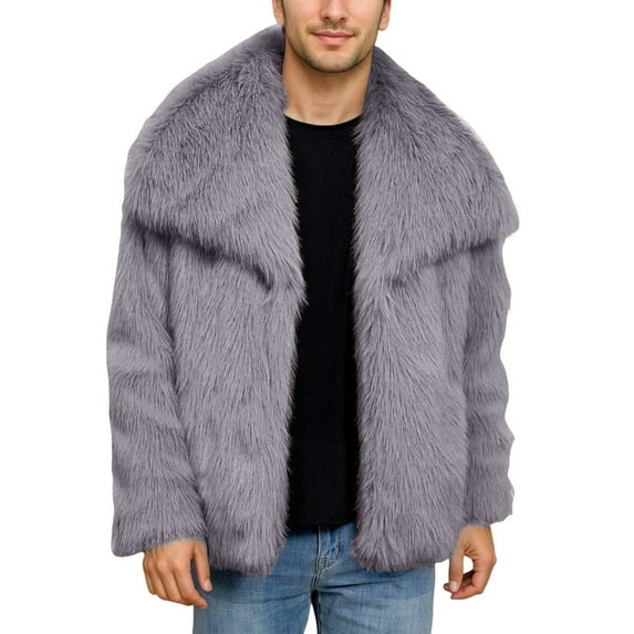 Coat for man Men's Hooded Jacket Winter Warm Coat Soft Windproof ...