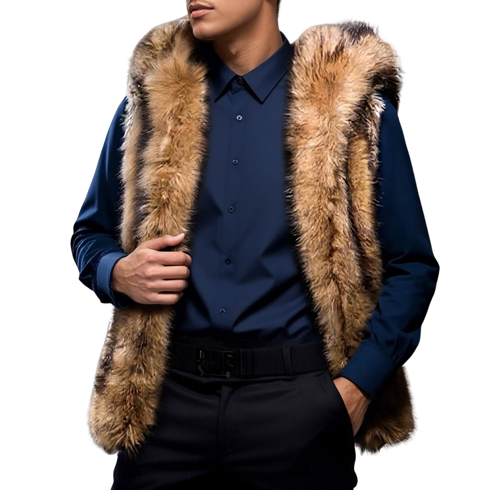 Coat for man Men's Hooded Overcoat Long Sleeve Winter Jacket Casual ...