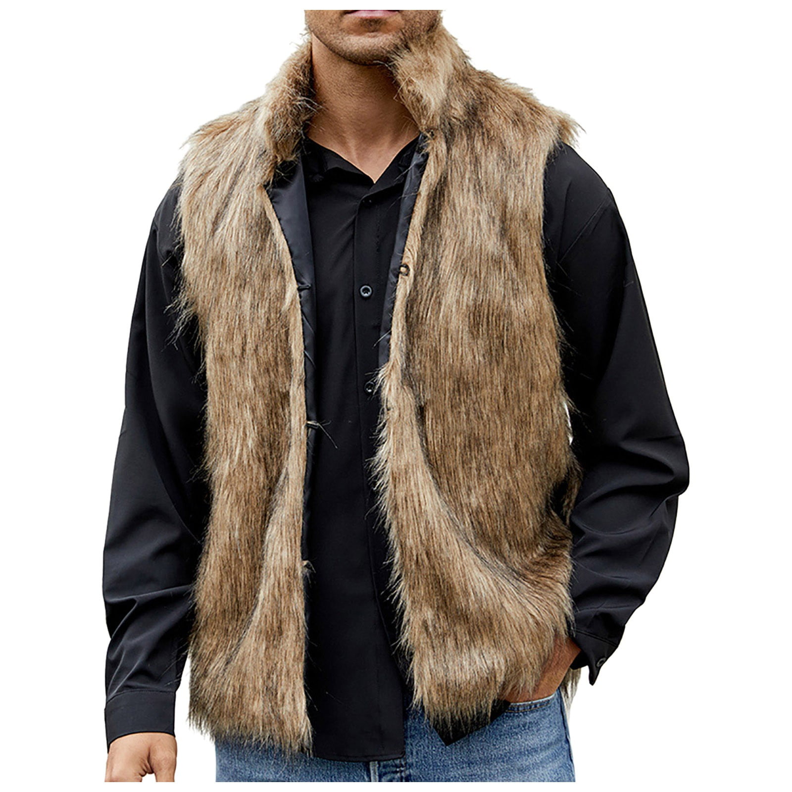 Coat for man Men's Jacket with Standing Collar Long Trench Coat Style ...