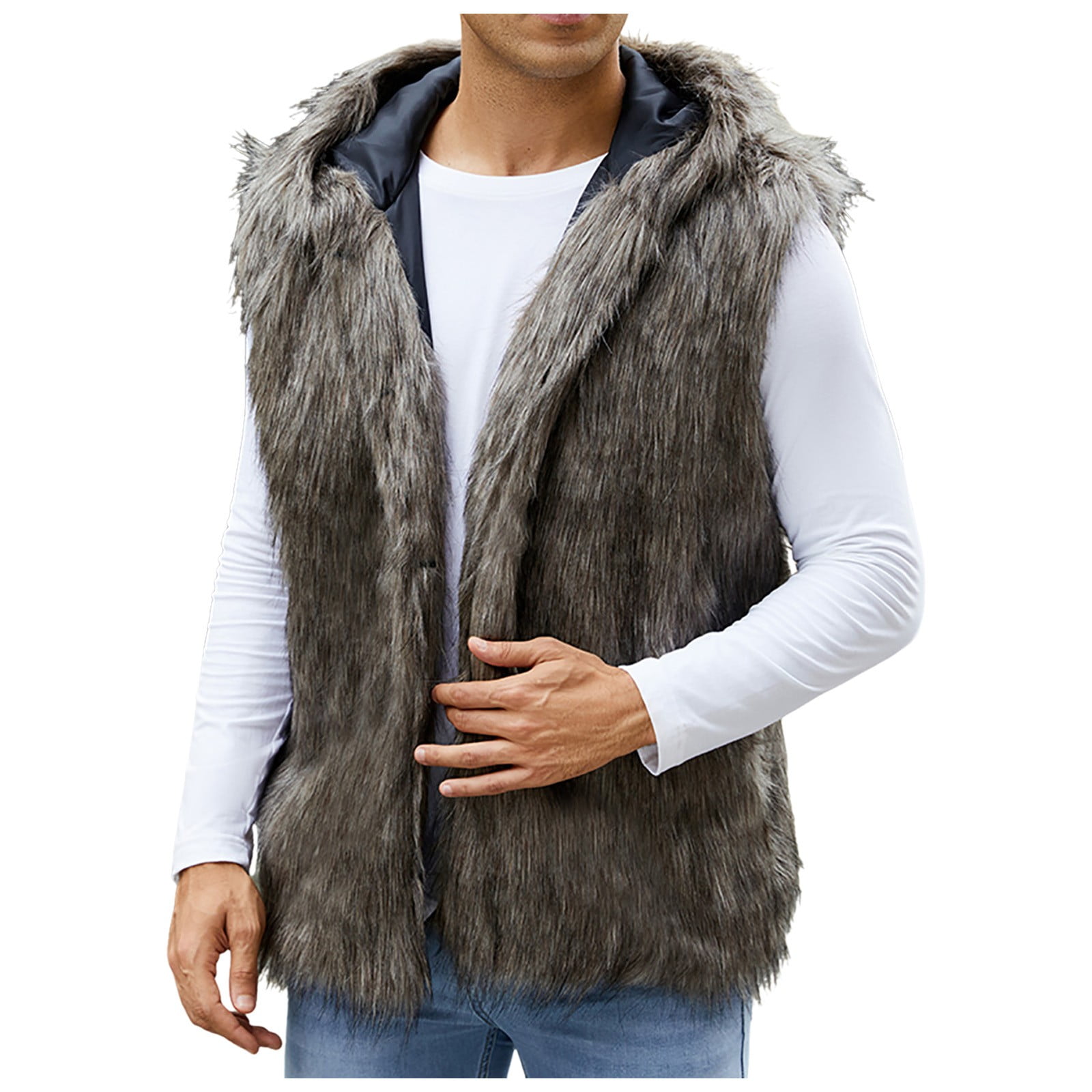 Coat for man Men's Long Overcoat Winter Jacket Warm Turn Down Collar ...
