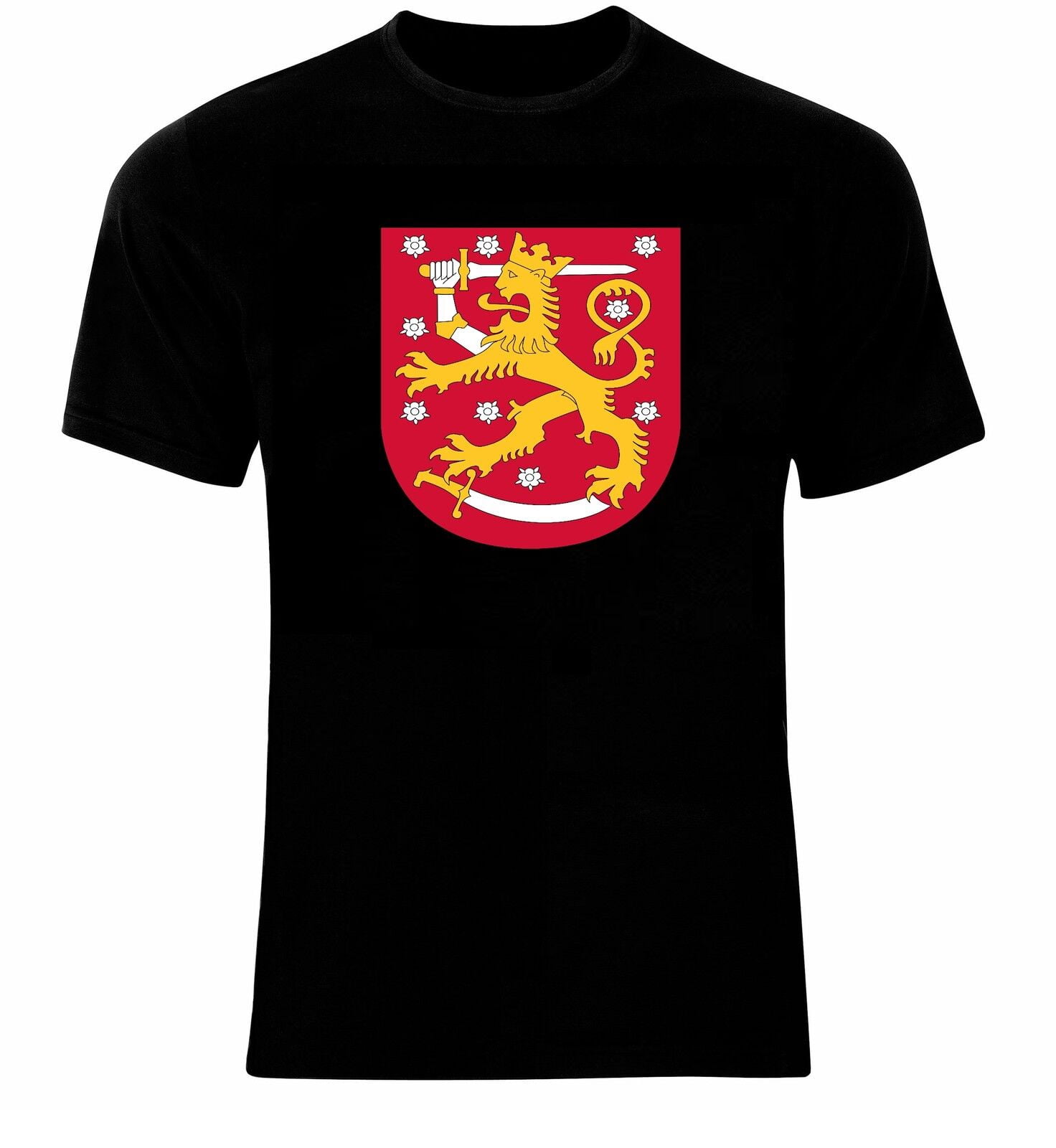Coat of Arms Of The Finland Finnish Arms Flag T-Shirt All Sizes ...