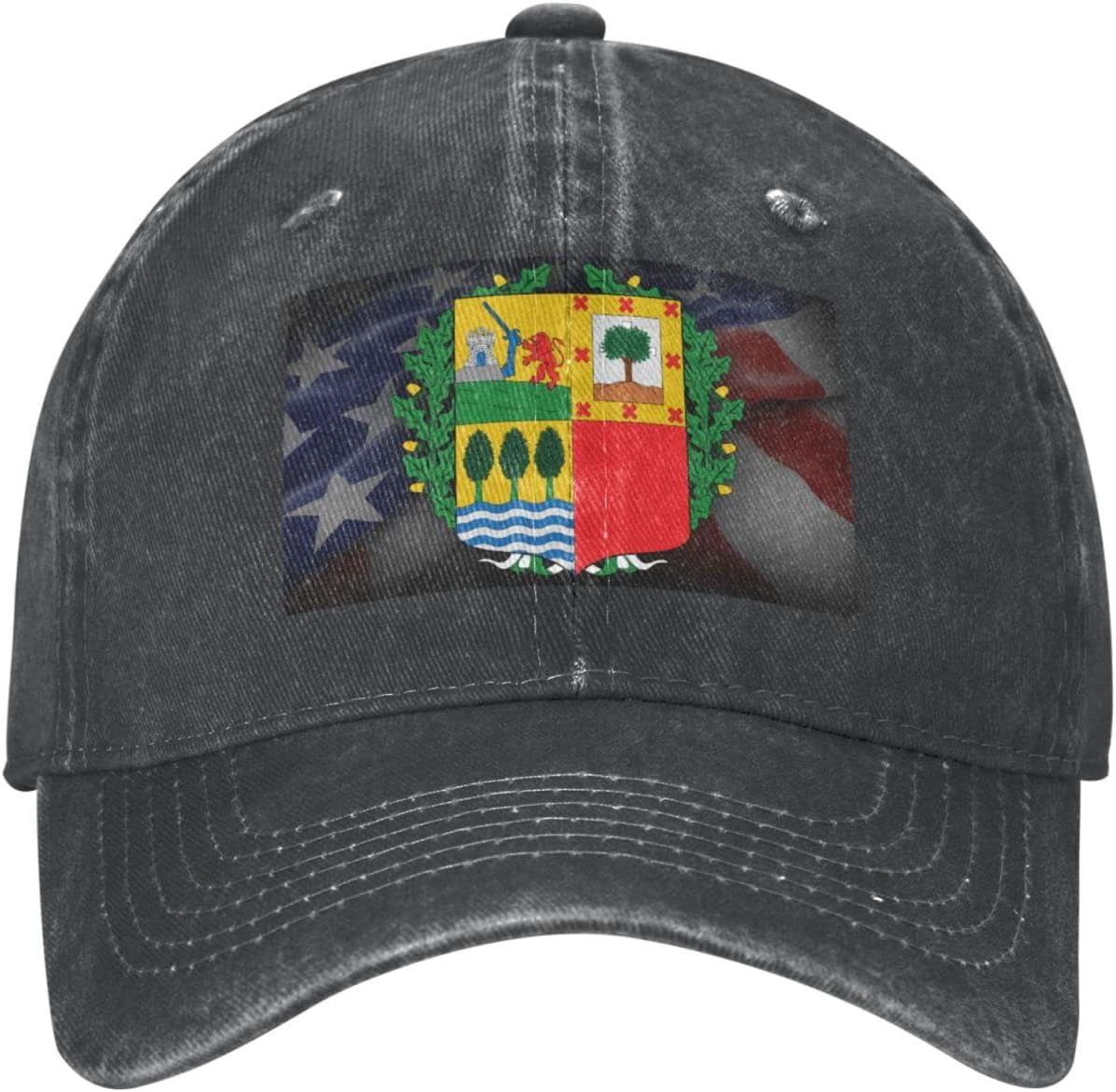 Coat of Arms of Basque Hat Classic Denim Casquette Adjustable Trucker ...