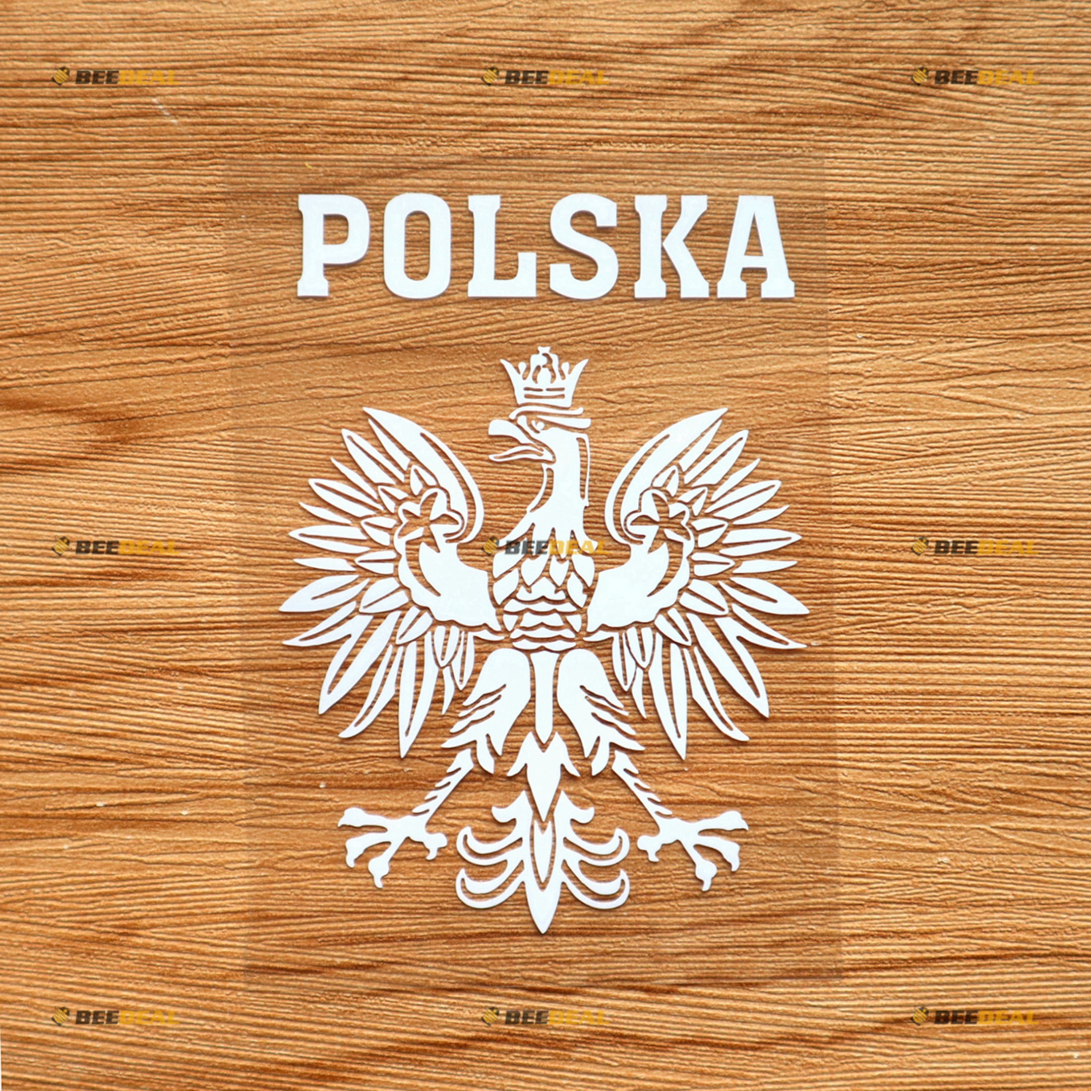 Coat of Arms of Poland Eagle Polska Sticker Decal Vinyl - White 7 ...