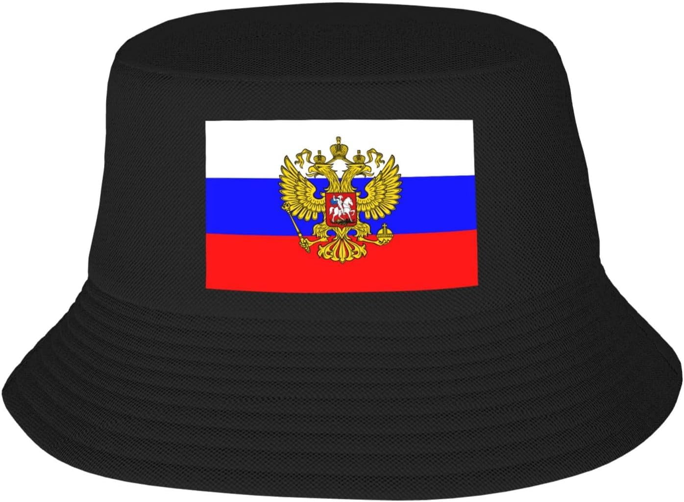 Coat of Arms of Russia Flag of Russia Bucket Hat Reflective Foldable ...