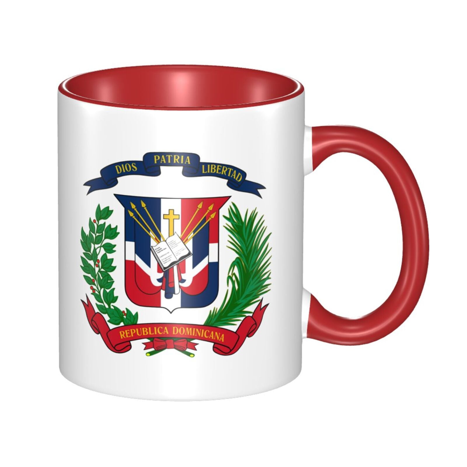 Coat of Arms of The Dominican Republic Ceramic Coffee Mug Classic ...