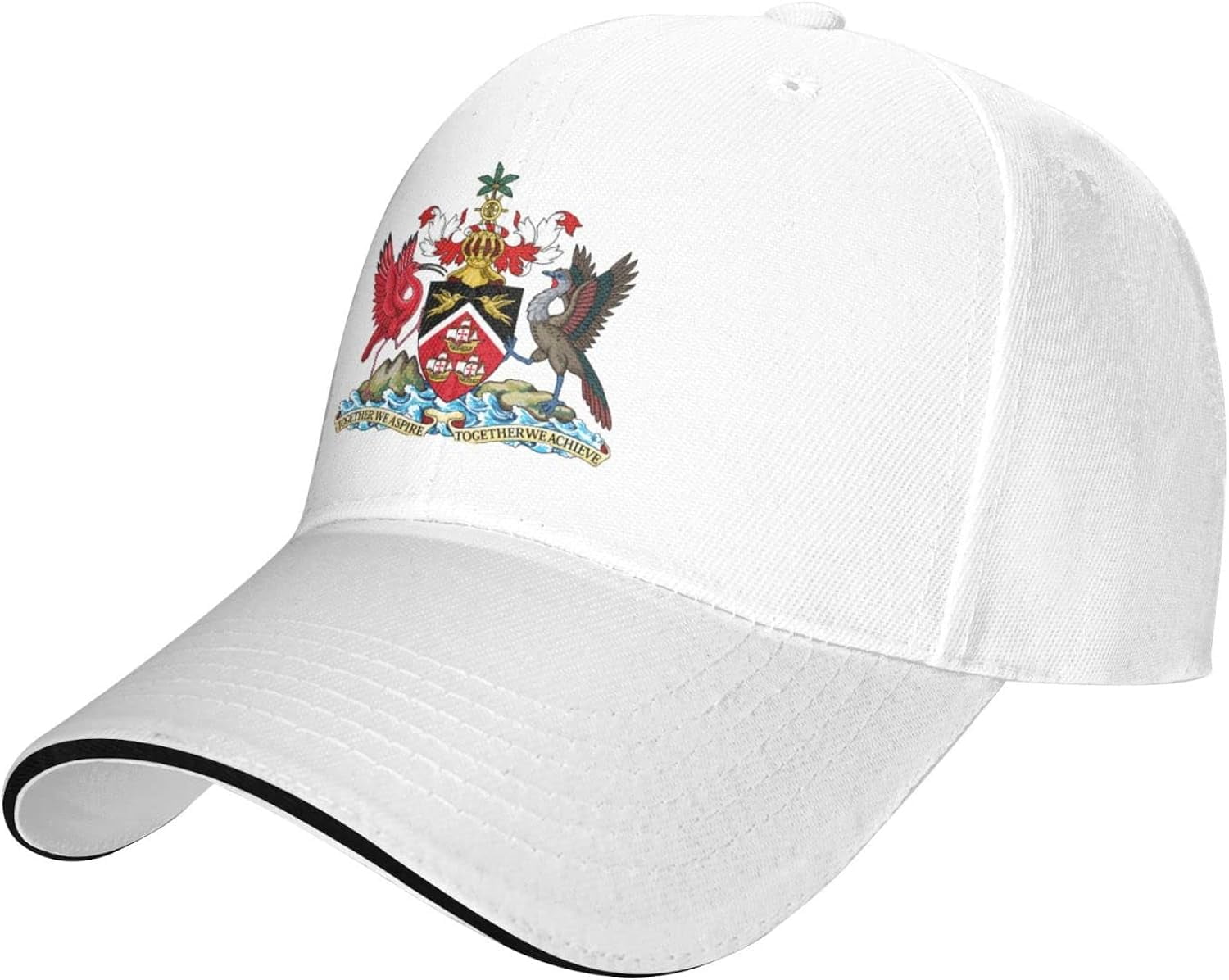 Coat of Arms of Trinidad and Tobago Baseball Cap,Customized Baseball ...