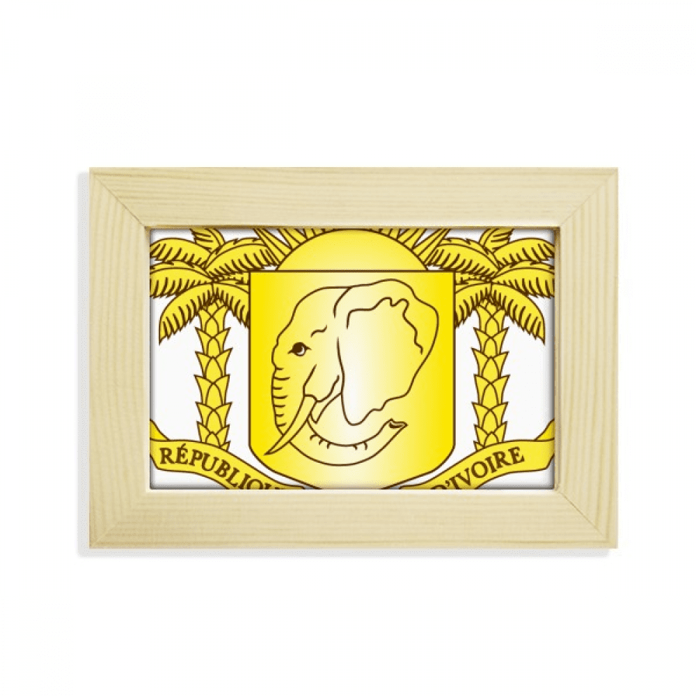 Coate d'Ivoire National Emblem Country Desktop Decorate Photo Frame ...