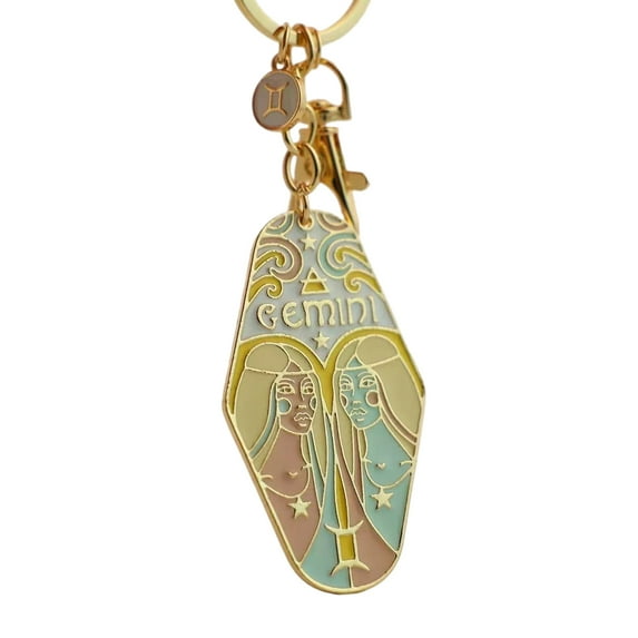 Coated Keychain Charm Gift Tarnish Resistant Finish Backpack Pendant ...