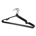 Coated Metal Hangers (10 Pack) Non Slip Hanger, Thin Space Saving Suit ...