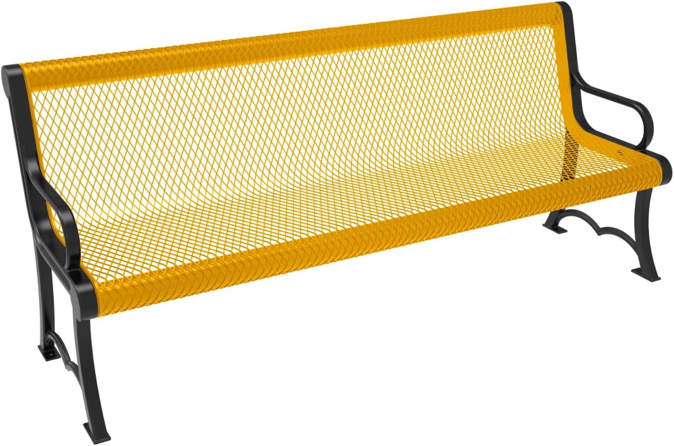 Coated Outdoor Furniture Heavy-Duty Outdoor Bench Thermoplastic Coated ...