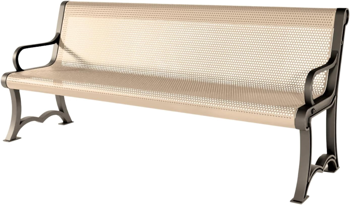 Coated Outdoor Furniture Heavy-Duty Outdoor Bench Thermoplastic Coated ...