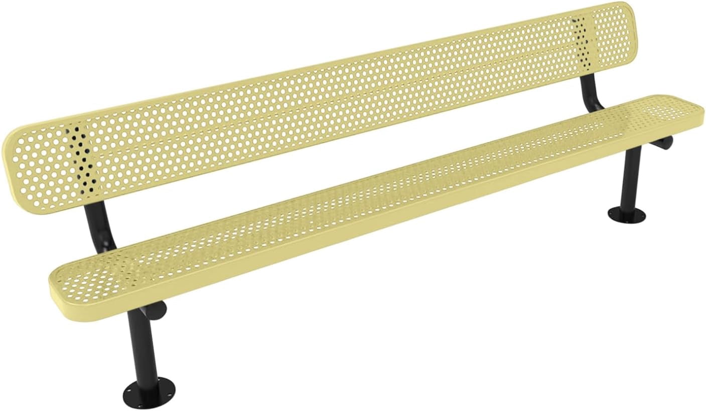 Coated Outdoor Furniture Heavy-Duty Outdoor Bench Thermoplastic Coated ...
