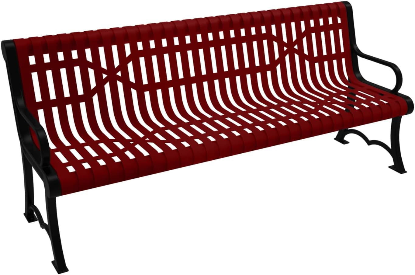 Coated Outdoor Furniture Heavy-Duty Outdoor Bench Thermoplastic Coated ...