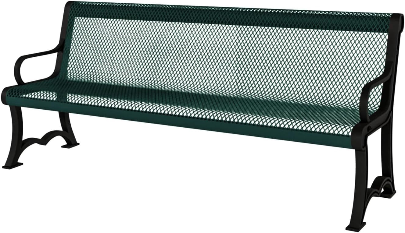 Coated Outdoor Furniture Heavy-Duty Outdoor Bench Thermoplastic Coated ...