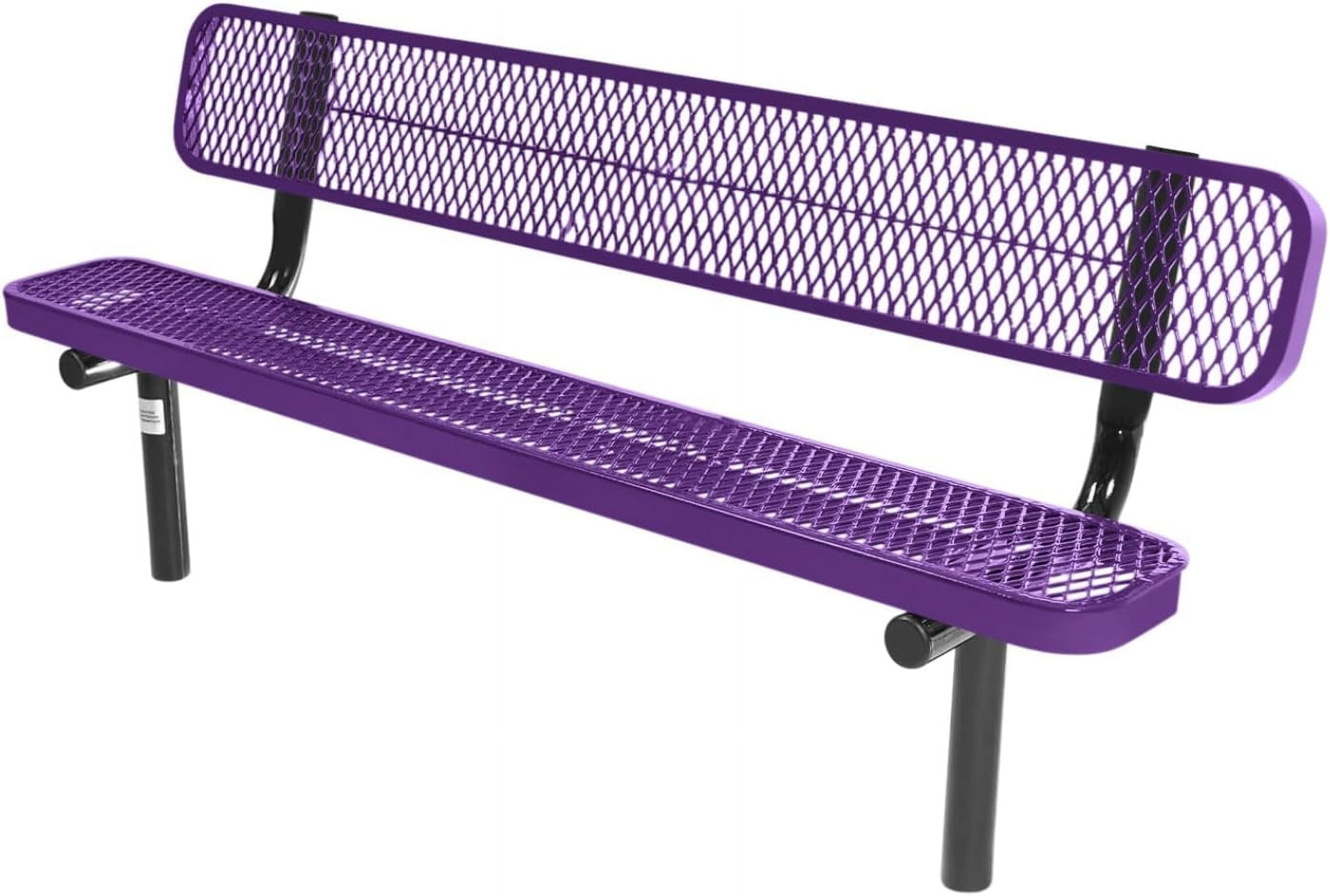 Coated Outdoor Furniture Heavy-Duty Outdoor Bench Thermoplastic Coated ...