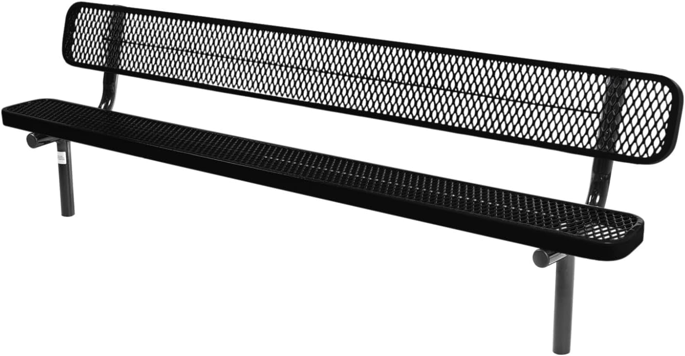 Coated Outdoor Furniture Heavy-Duty Outdoor Bench Thermoplastic Coated ...