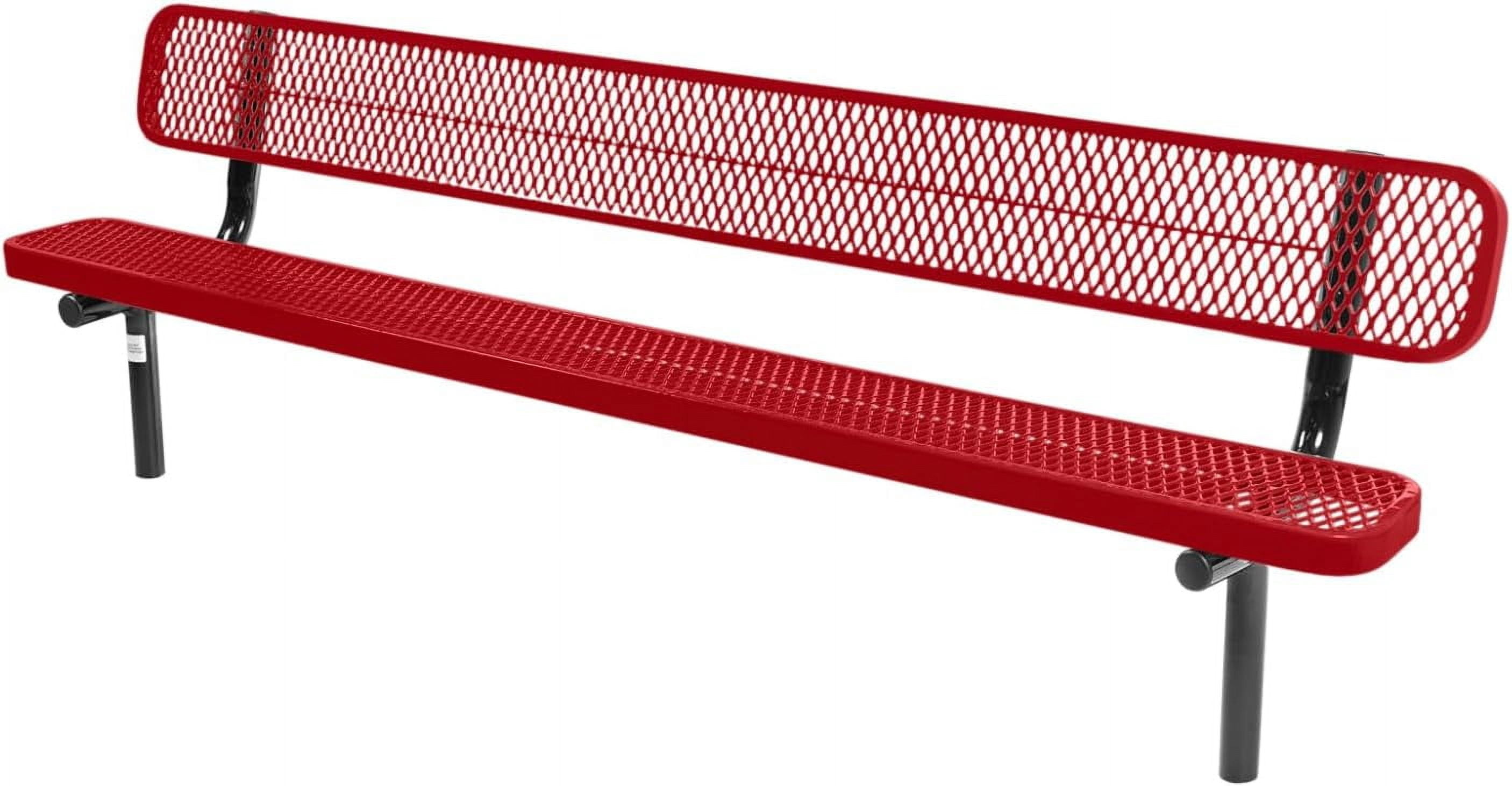 Coated Outdoor Furniture Heavy-Duty Outdoor Bench Thermoplastic Coated ...