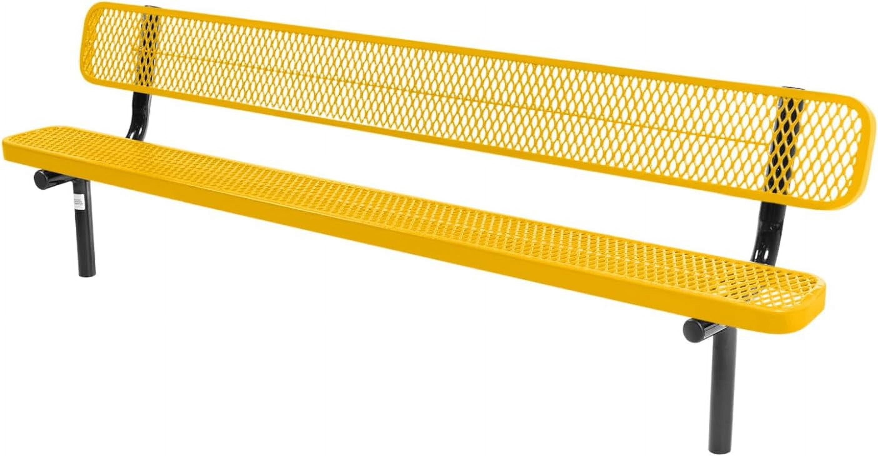 Coated Outdoor Furniture Heavy-Duty Outdoor Bench Thermoplastic Coated ...