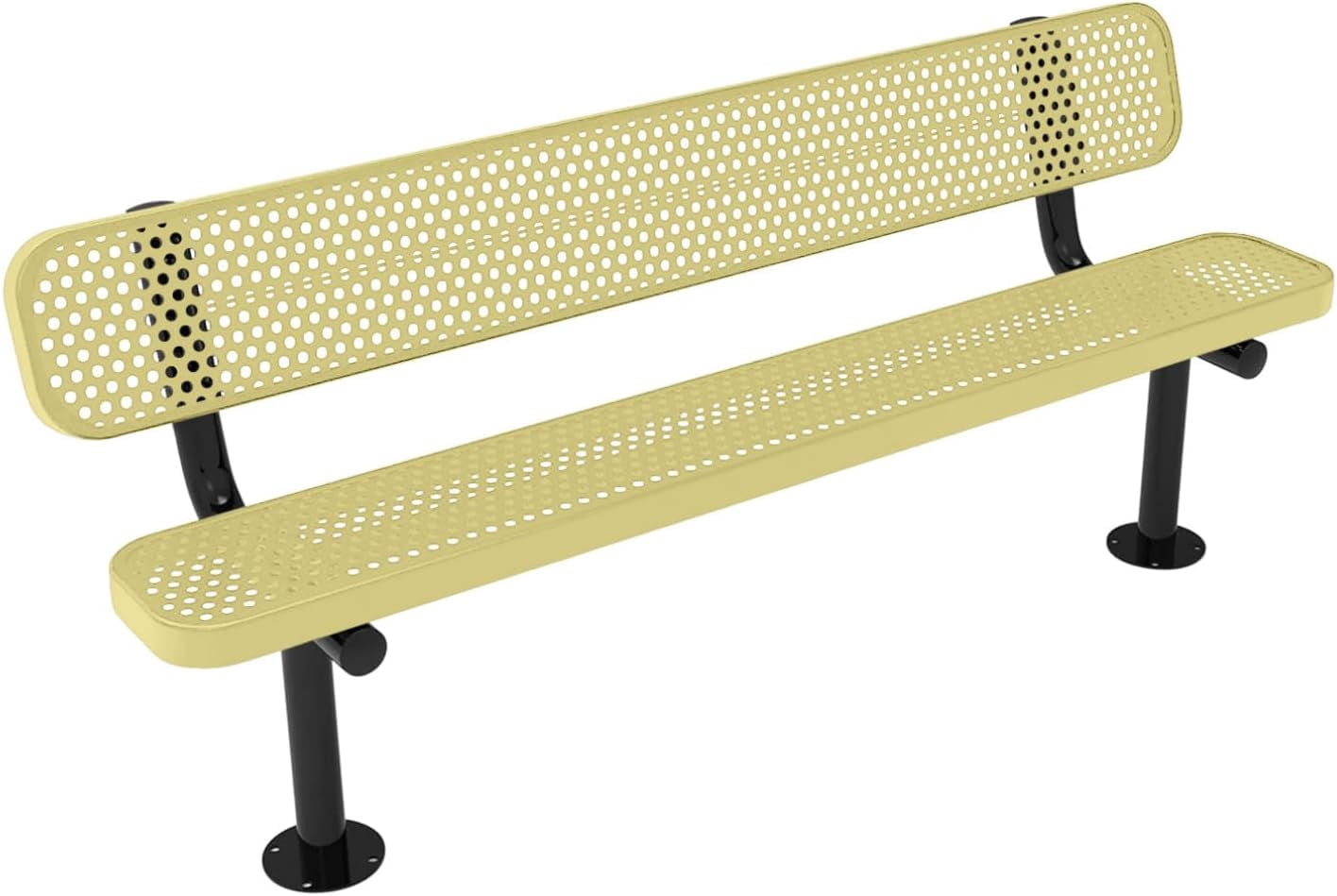 Coated Outdoor Furniture Heavy-Duty Outdoor Bench Thermoplastic Coated ...