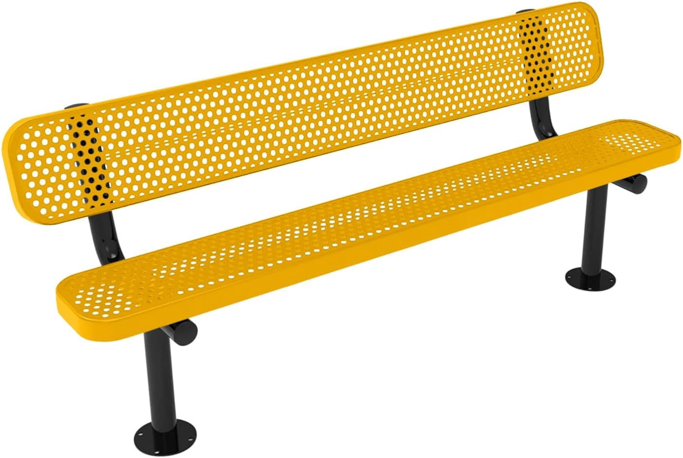 Coated Outdoor Furniture Heavy-Duty Outdoor Bench Thermoplastic Coated, Expanded Metal ...