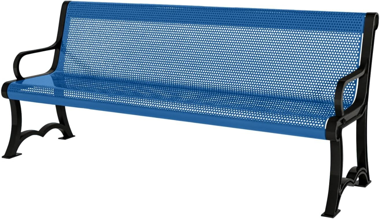 Coated Outdoor Furniture Heavy-Duty Outdoor Bench Thermoplastic Coated ...