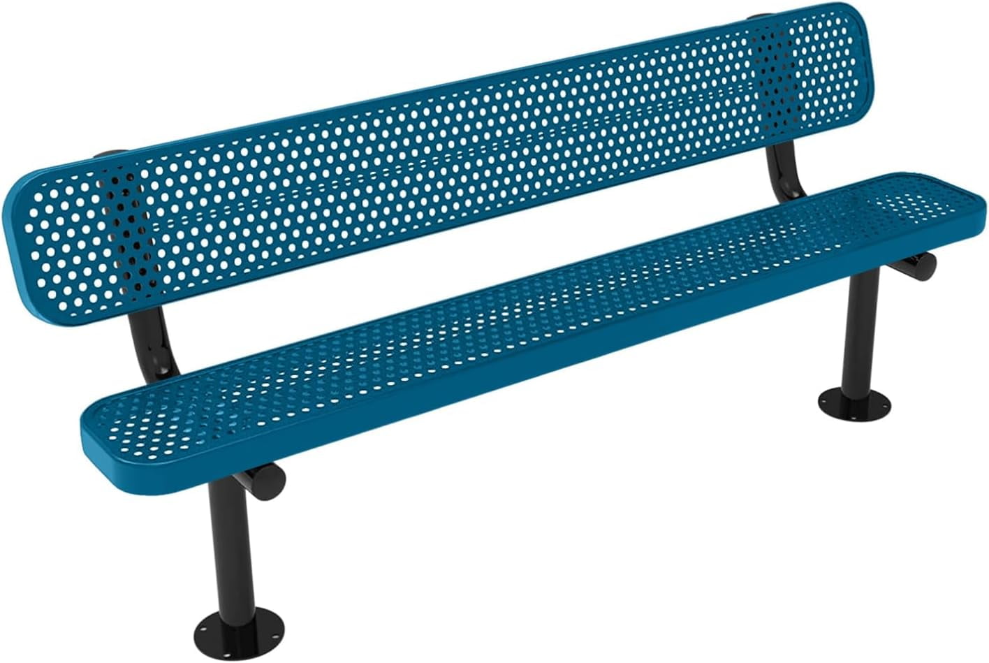 Coated Outdoor Furniture Heavy-Duty Outdoor Bench Thermoplastic Coated, Expanded Metal ...