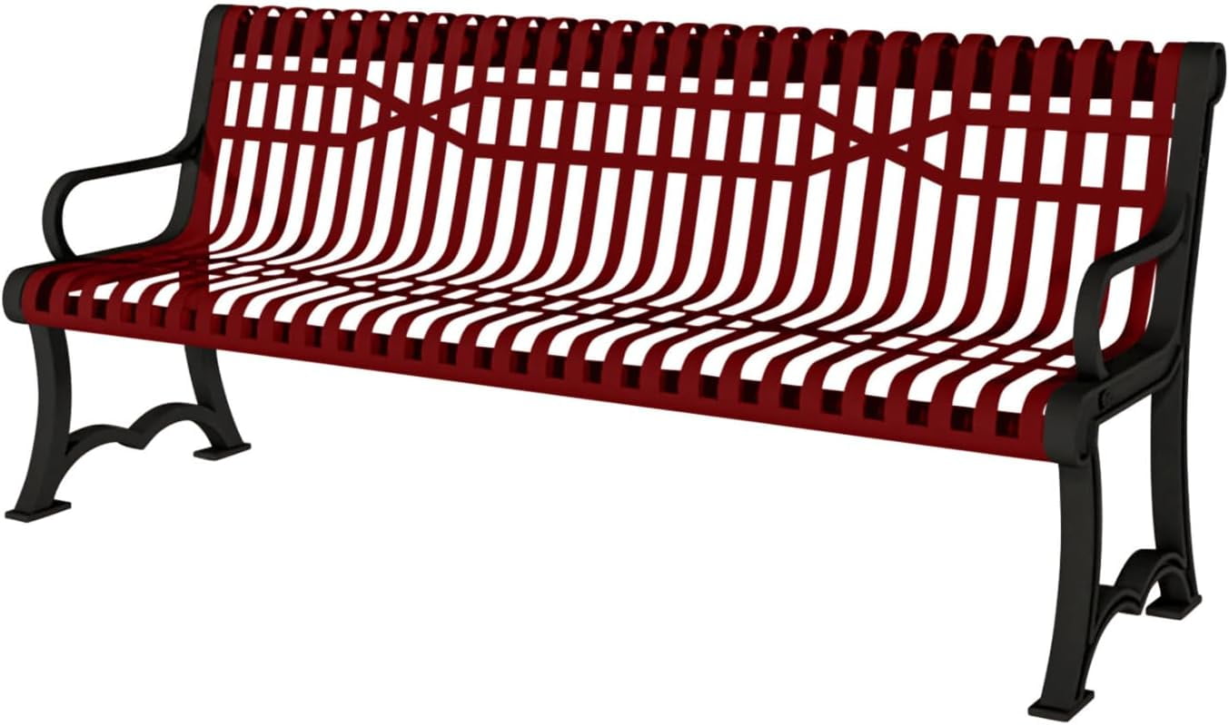 Coated Outdoor Furniture Heavy-Duty Outdoor Bench Thermoplastic Coated ...
