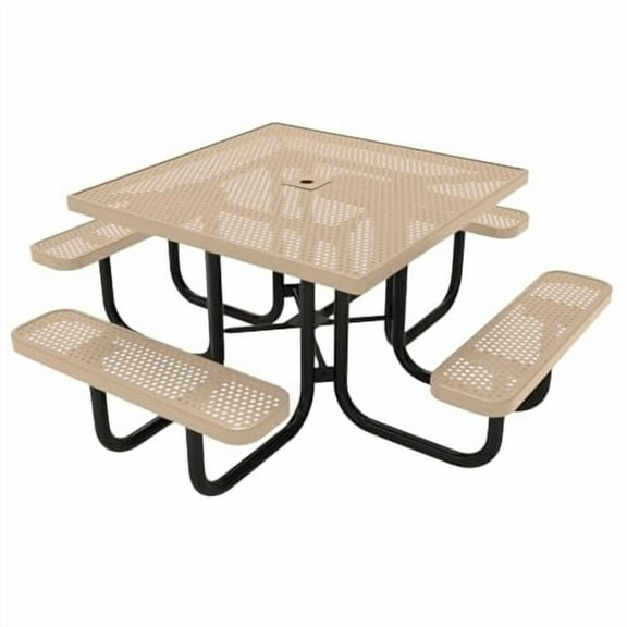 Coated Outdoor Furniture Heavy-Duty Portable Outdoor Kids Table with ...