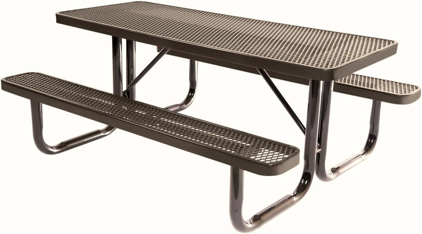 Coated Outdoor Furniture Heavy-Duty Portable Outdoor Picnic Table ...