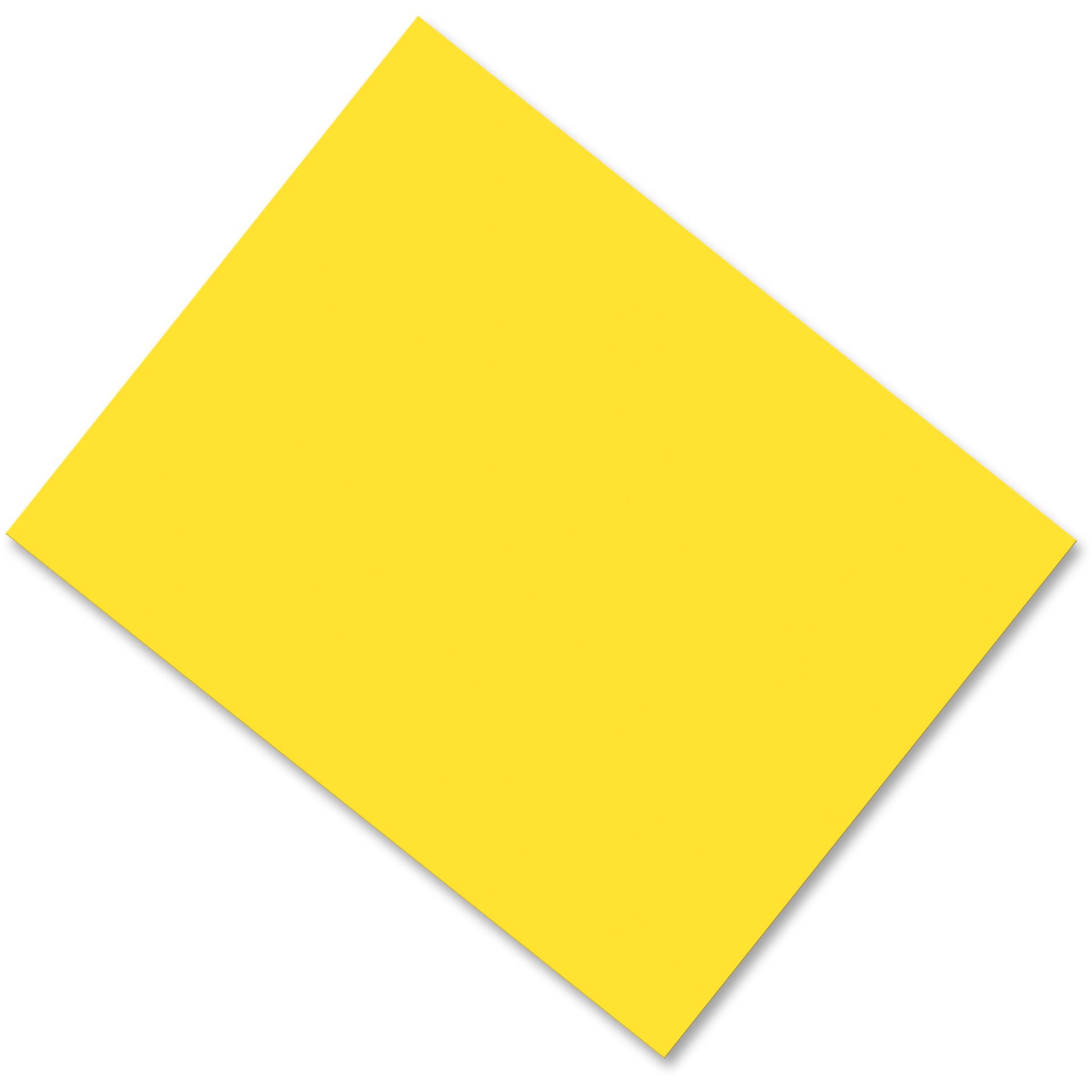 Coated Poster Board, 22" x 28", Yellow, 6 Ply, Pack of 25 - Walmart.com