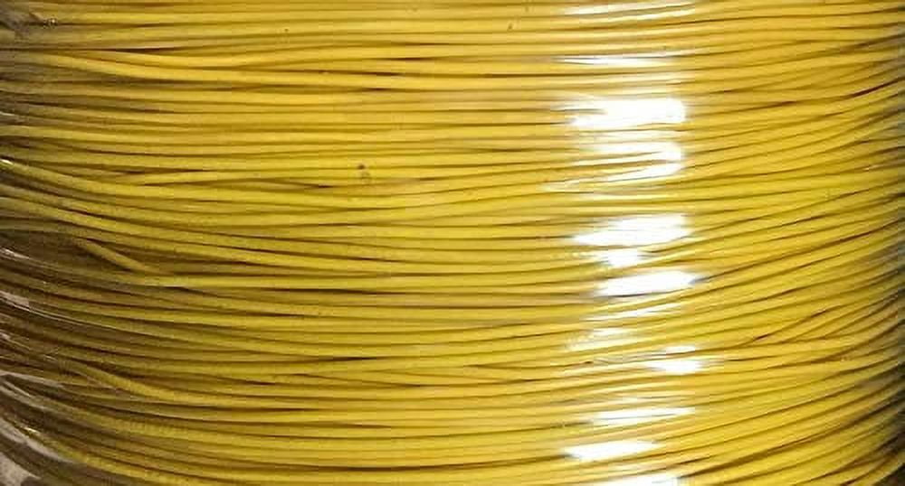 Coated to 3/32" Diameter, 7x7 Construction, Yellow Vinyl Coated Cable ...
