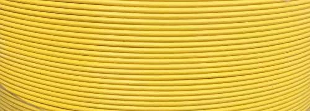 Coated to 3/16" Diameter, 7x7 Construction, Yellow Vinyl Coated Cable ...