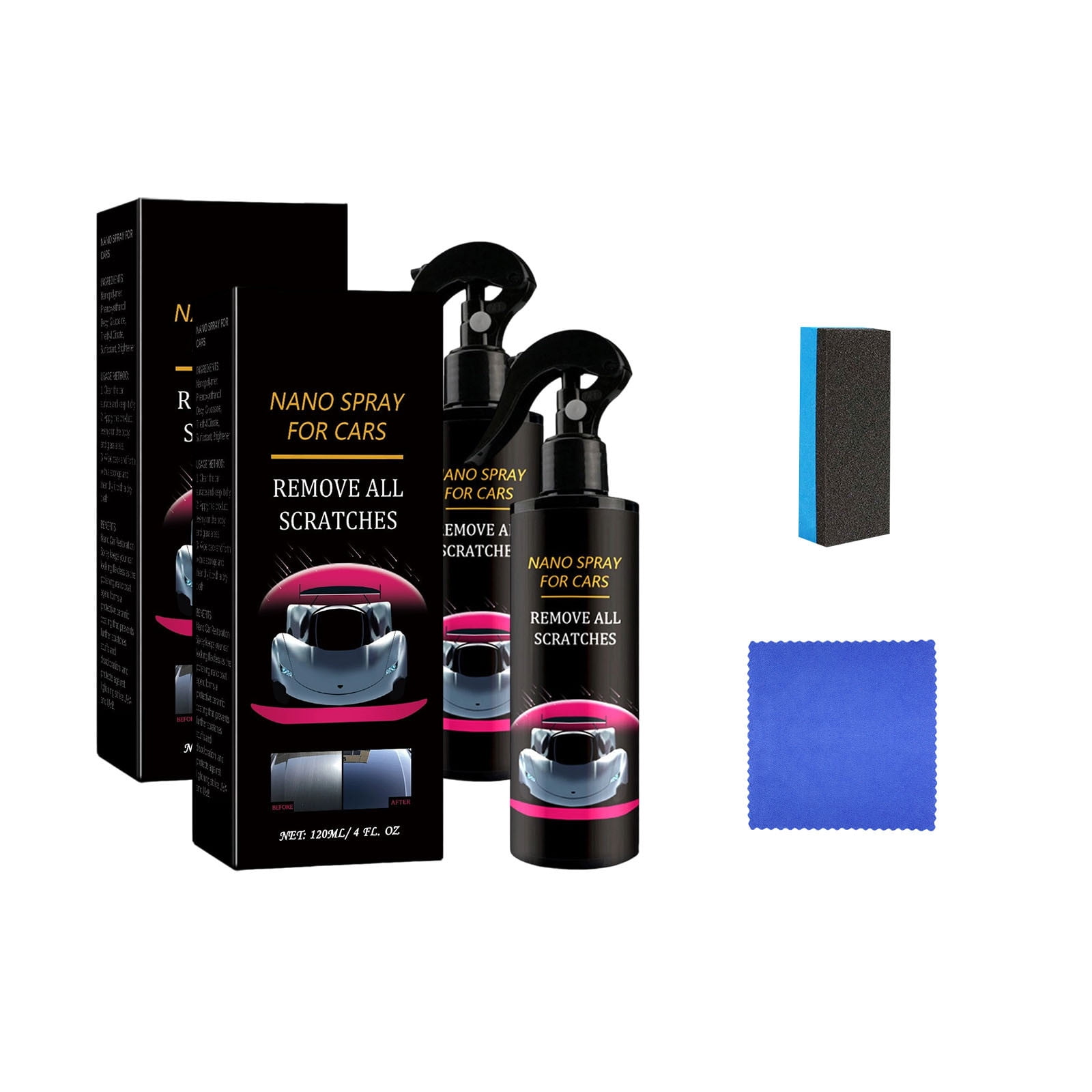 Coating Agent Under 5 ! Yannianjz Ceramic Coating Hydrophobic Car Paint ...