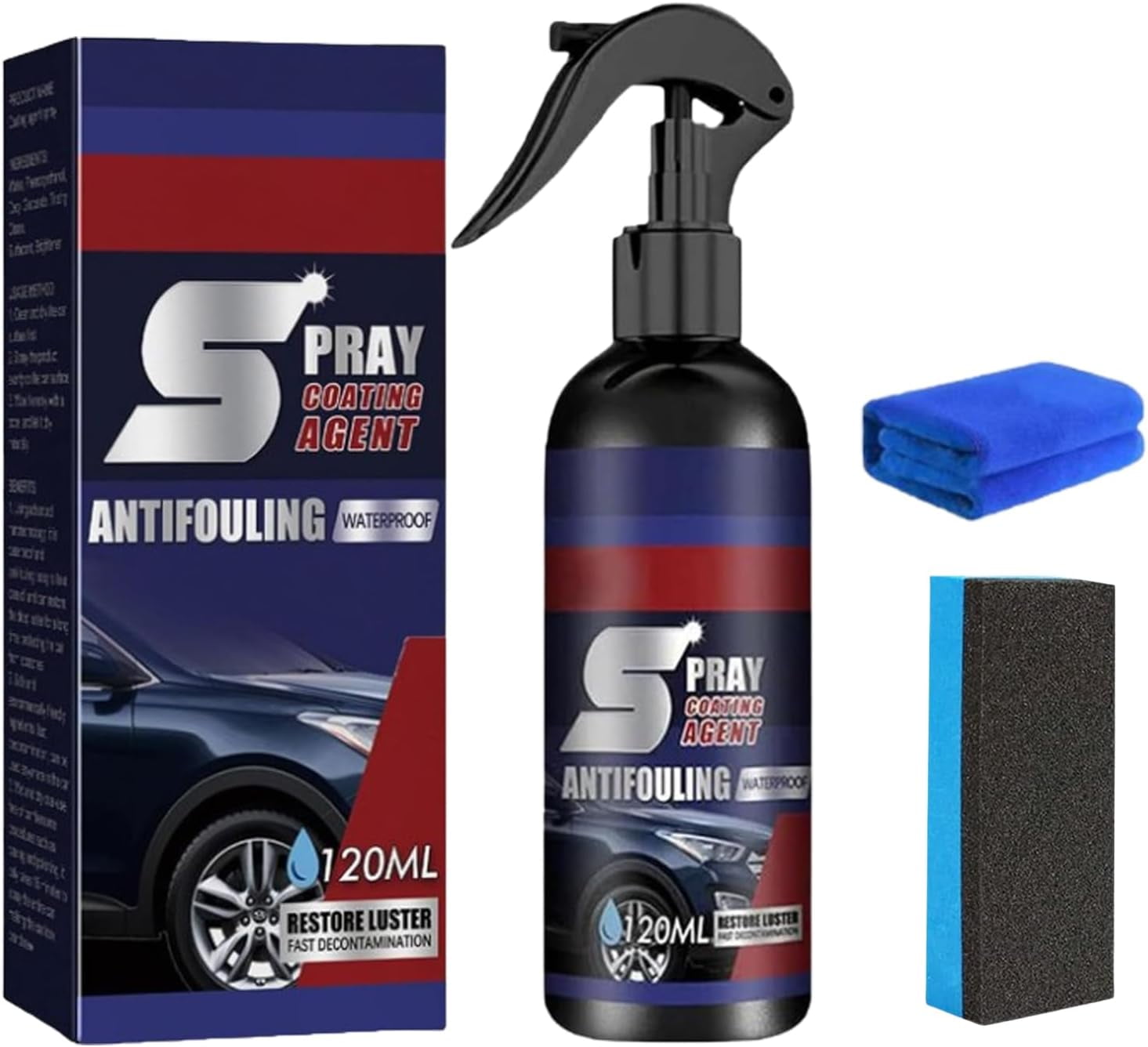 Coating Agent Spray, High Protection Quick Car Coating Spray, Multi ...