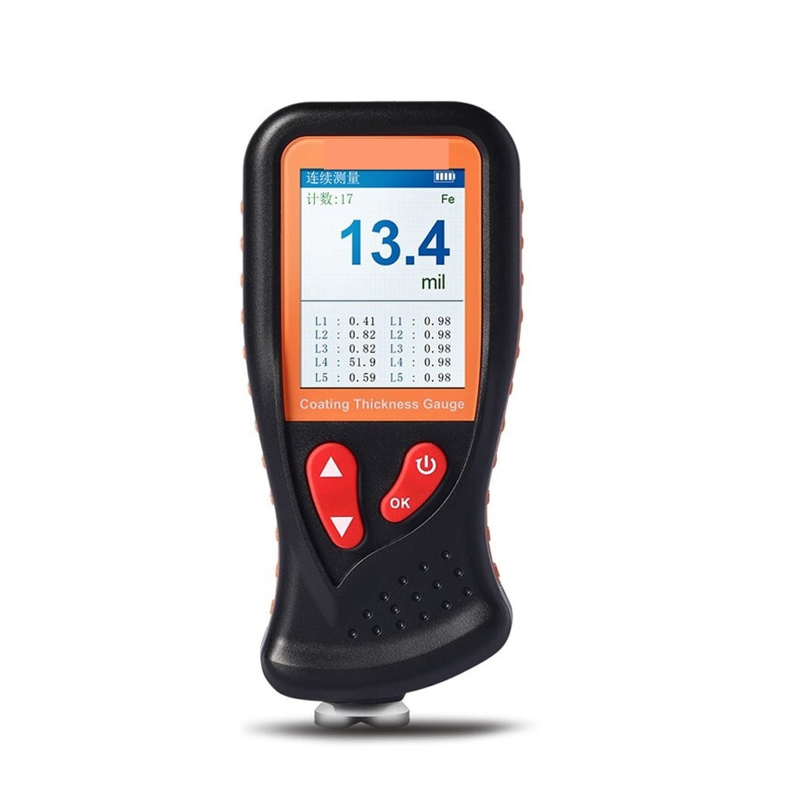 Coating Thickness Gauge For Car 0.1micron/0-1300 Car Paint Film ...