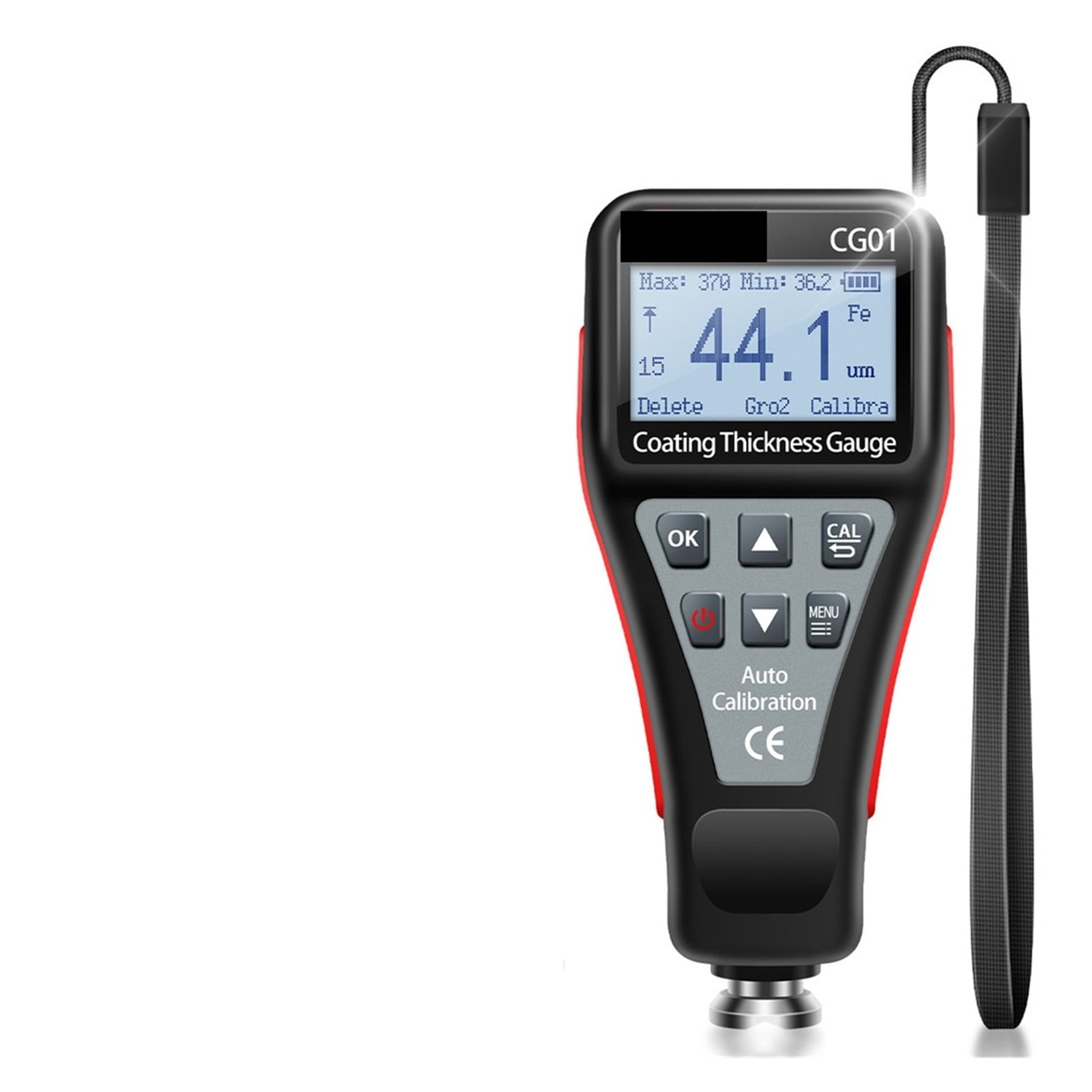 Coating Thickness Gauge For Car Digital Backlight LCD Thickness Meter ...