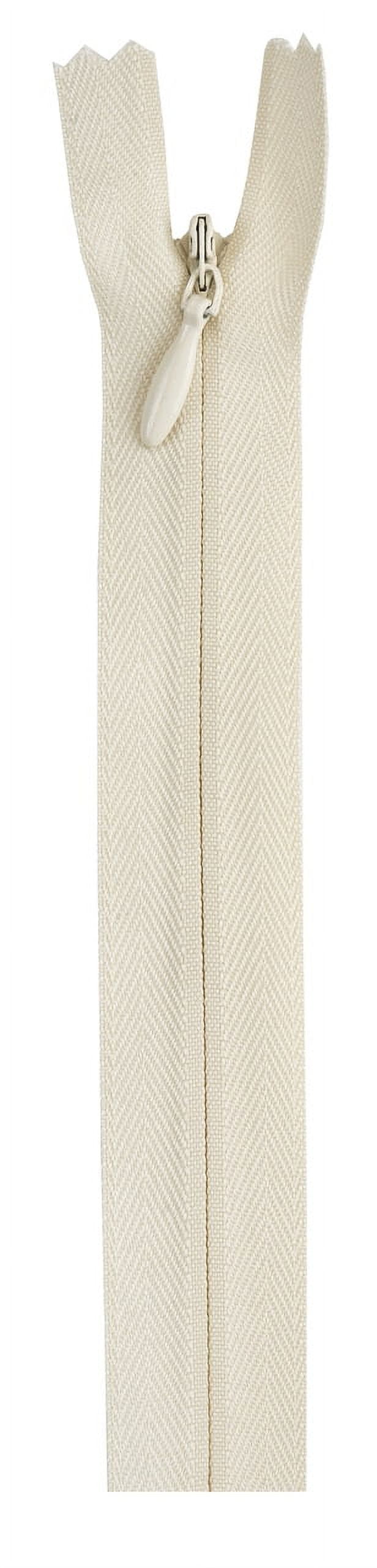 Coats & Clark 22" Polyester All Purpose Natural Sewing Zipper, 1 Each ...