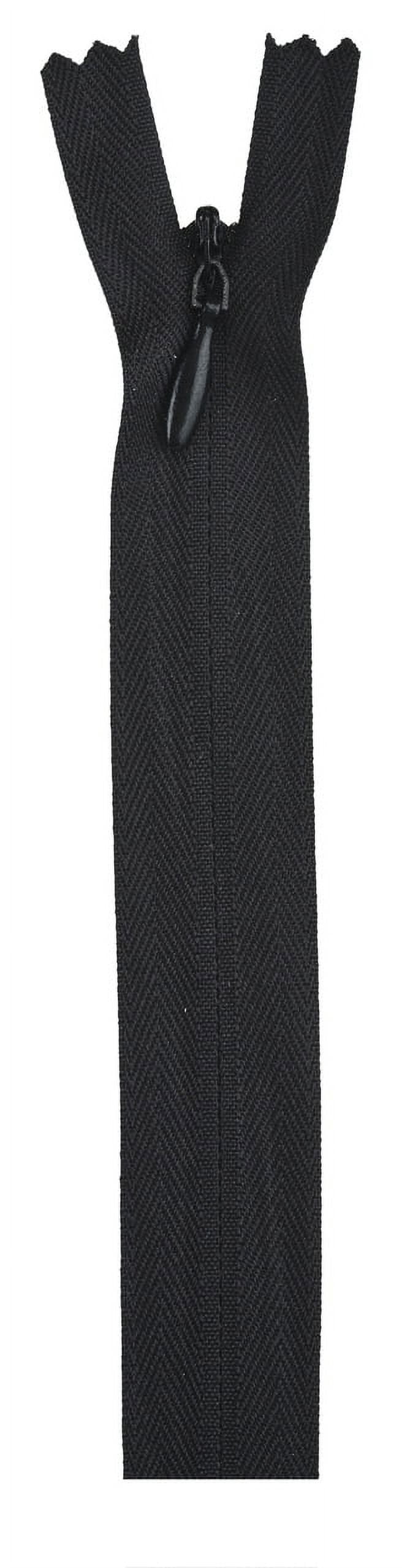 Coats & Clark 9" Polyester All Purpose Black Sewing Zipper, 1 Each ...