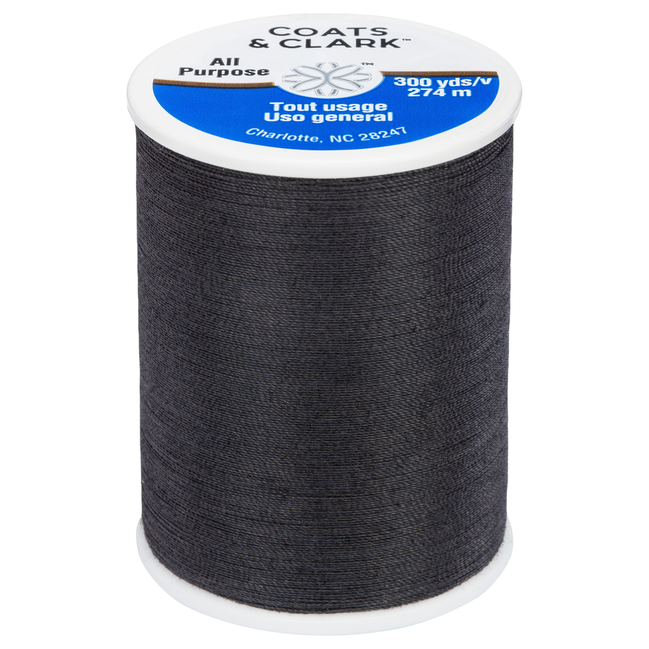 Coats & Clark All Purpose Charcoal Thread, 300 Yards - Walmart.com